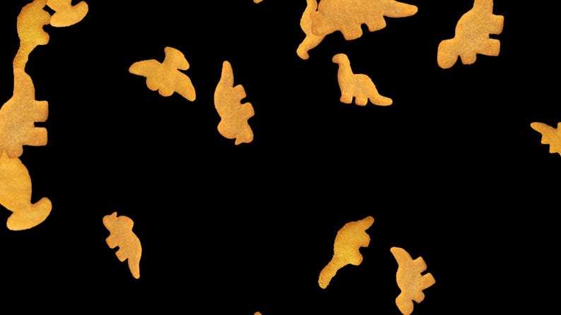 Dino Nuggets Stream Alert - Full Screen Animated Overlay With ...