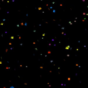 Confetti Alert Overlay - Full Screen Rainbow Party Effect - 1920x1080 ...