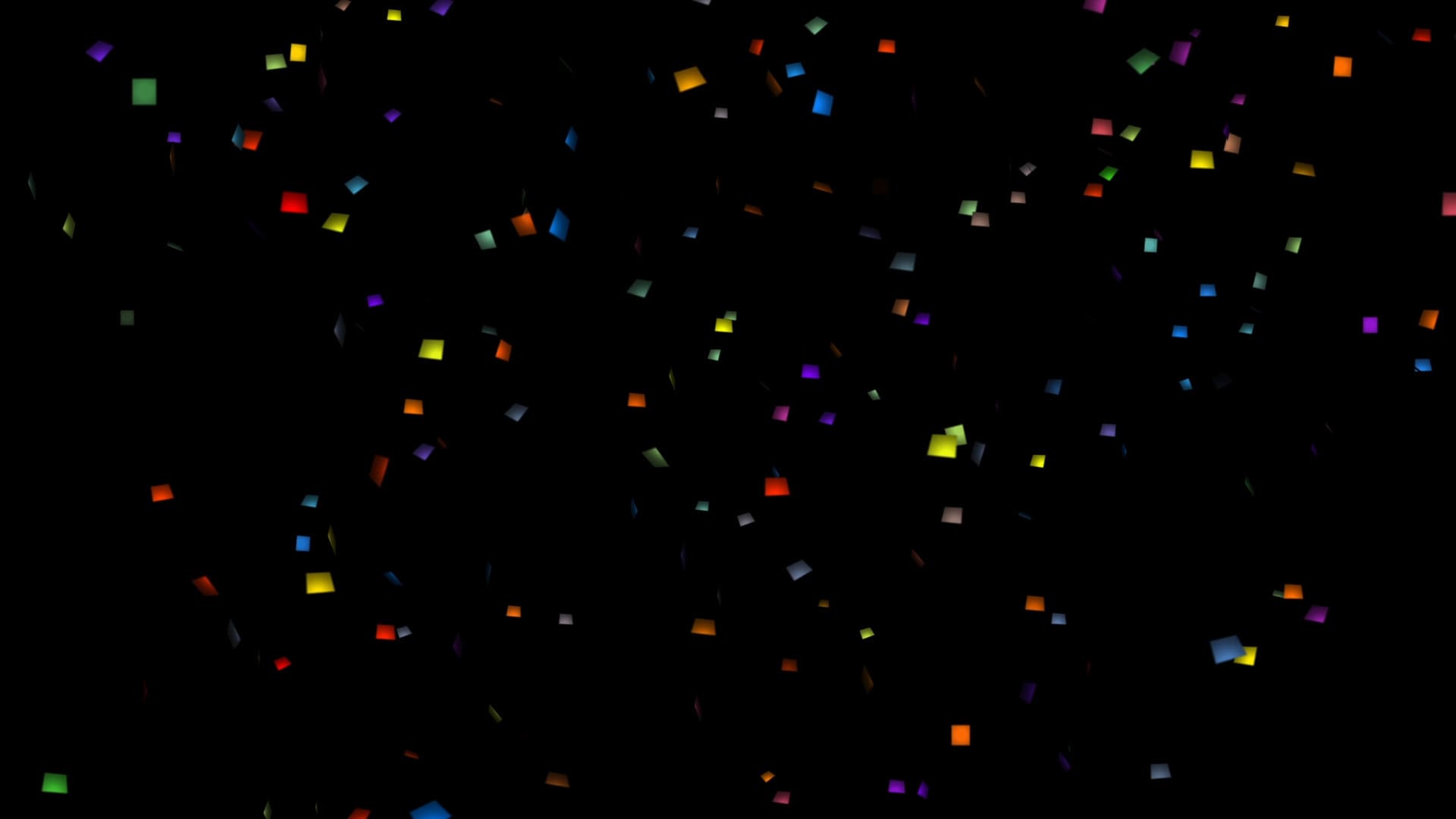 Confetti Alert Overlay Full Screen Rainbow Party Effect 1920x1080 ...