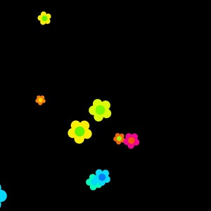 Groovy Flowers Stream Alert - Full Screen Animated Overlay ...