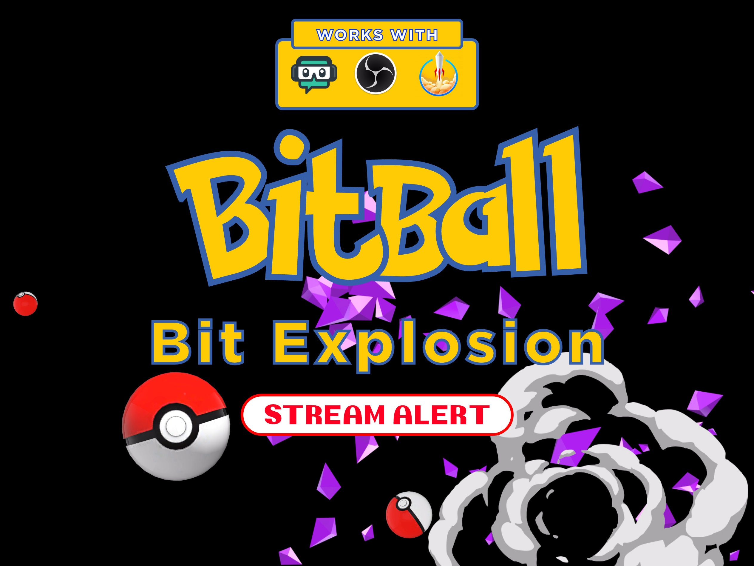 Bit Ball Cheer Alert - Full Screen Animated Twitch Overlay With ...