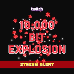 Twitch Cheer Alerts Bundle - 5 Bit Explosions! - Full Screen Animated ...