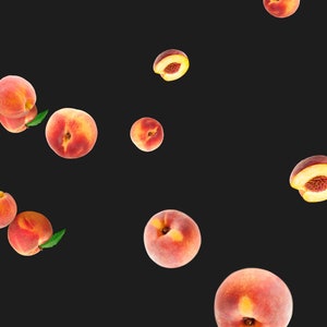 Raining Peaches Stream Alert Pack - 2 Animated Overlays With ...