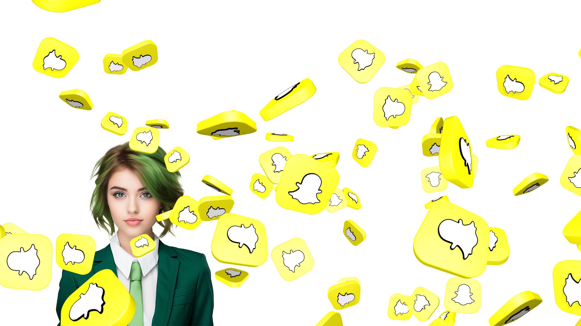 Snapchat Logo Stream Alert socials Full Screen Animation W/ Transparent ...