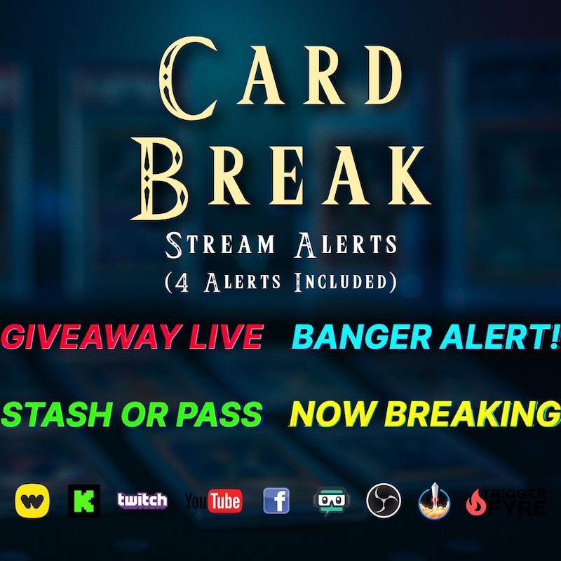Obs Stream Overlay for Whatnot Card Breaks - Etsy