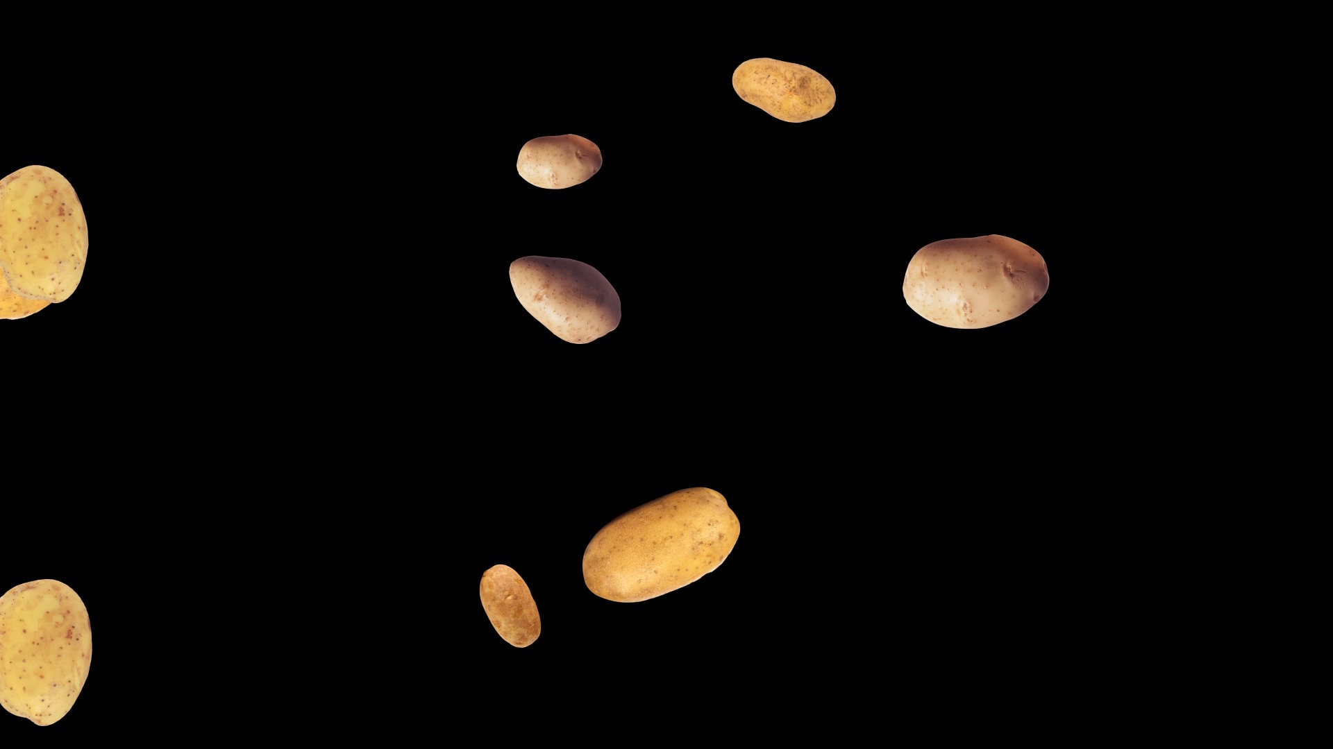 Spud Rain Alert Potato Drop Stream Effect Full Screen Raining Potatoes ...