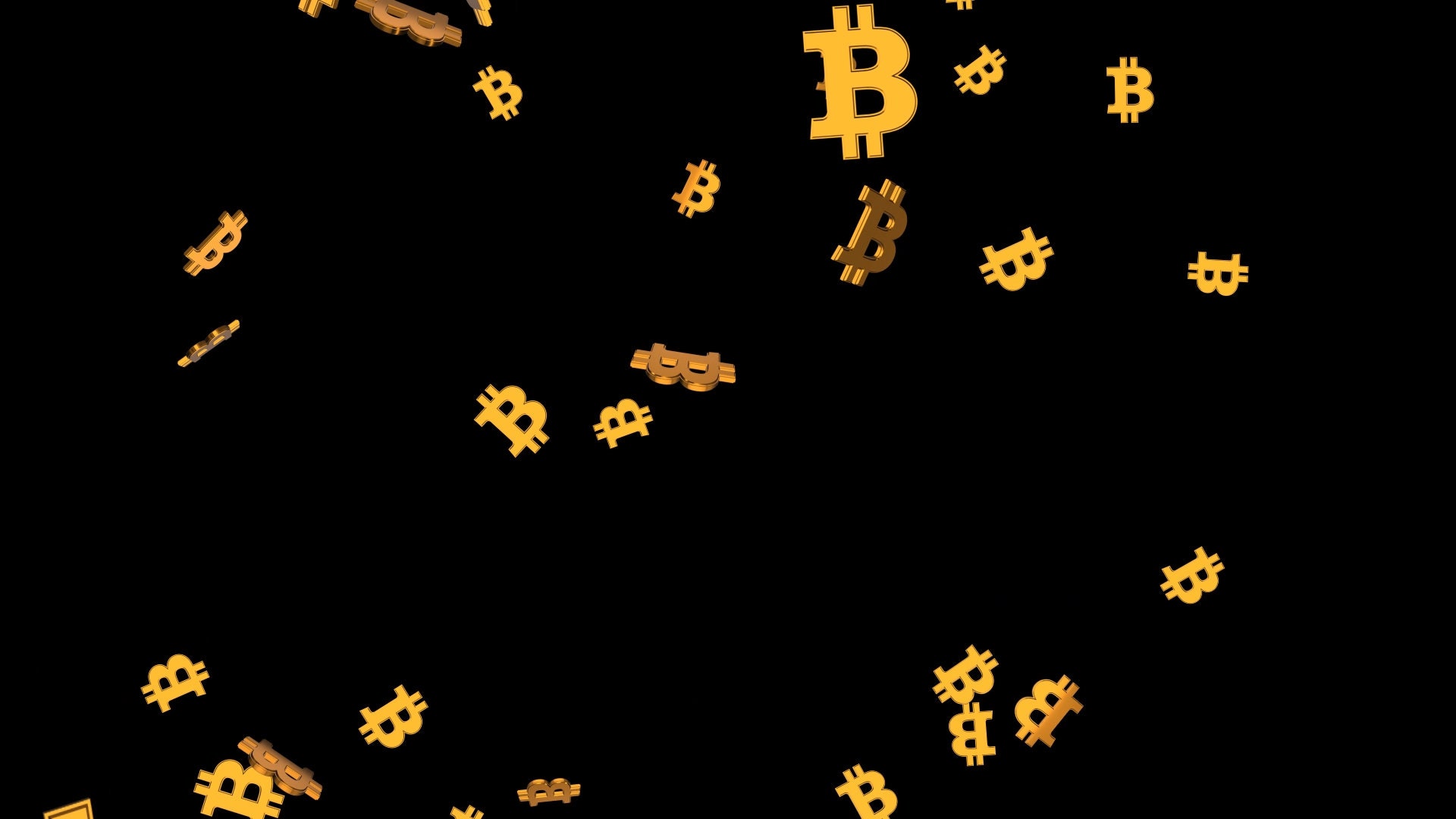 Raining Bitcoin Stream Alert BTC Animated Overlay Crypto Donations ...