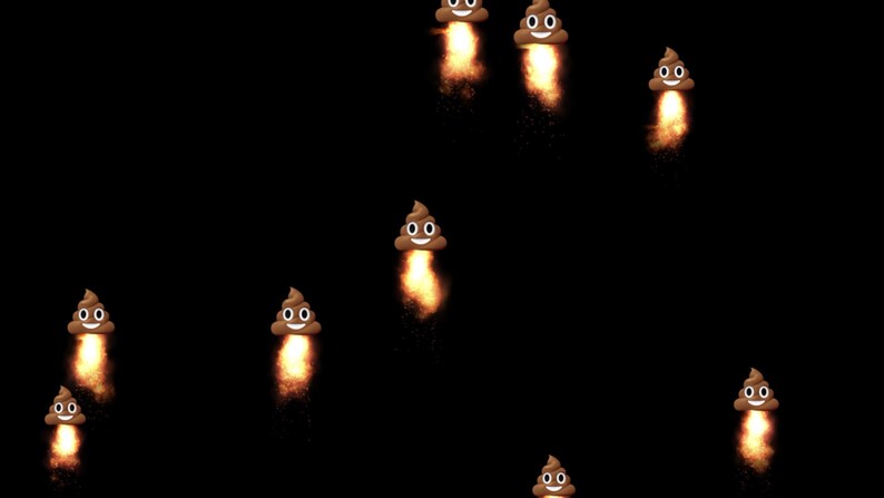 Poo Rockets Stream Alert - Flying Poop Emojis Effect - 1920x1080 Full ...