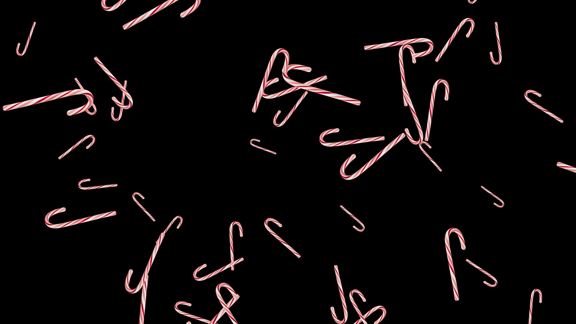 Candy Cane Stream Alert - Full Screen Animated Overlay - Transparent ...