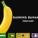 Raining Bananas Stream Overlay - Animated Alert - Banana Drop - Full ...