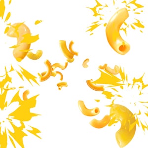 Mac & Cheese Splat Stream Alert - Full Screen Animated Overlay W ...