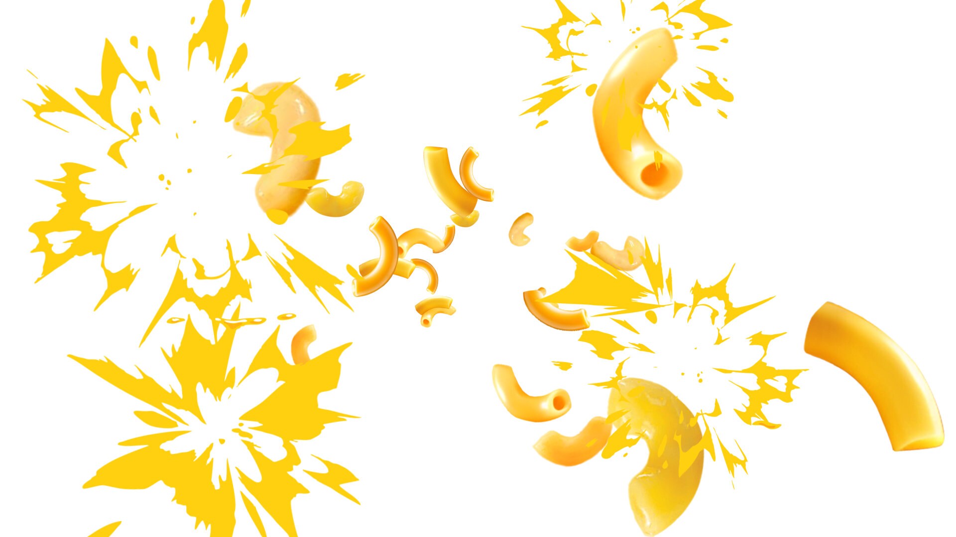 Mac & Cheese Splat Stream Alert - Full Screen Animated Overlay W ...