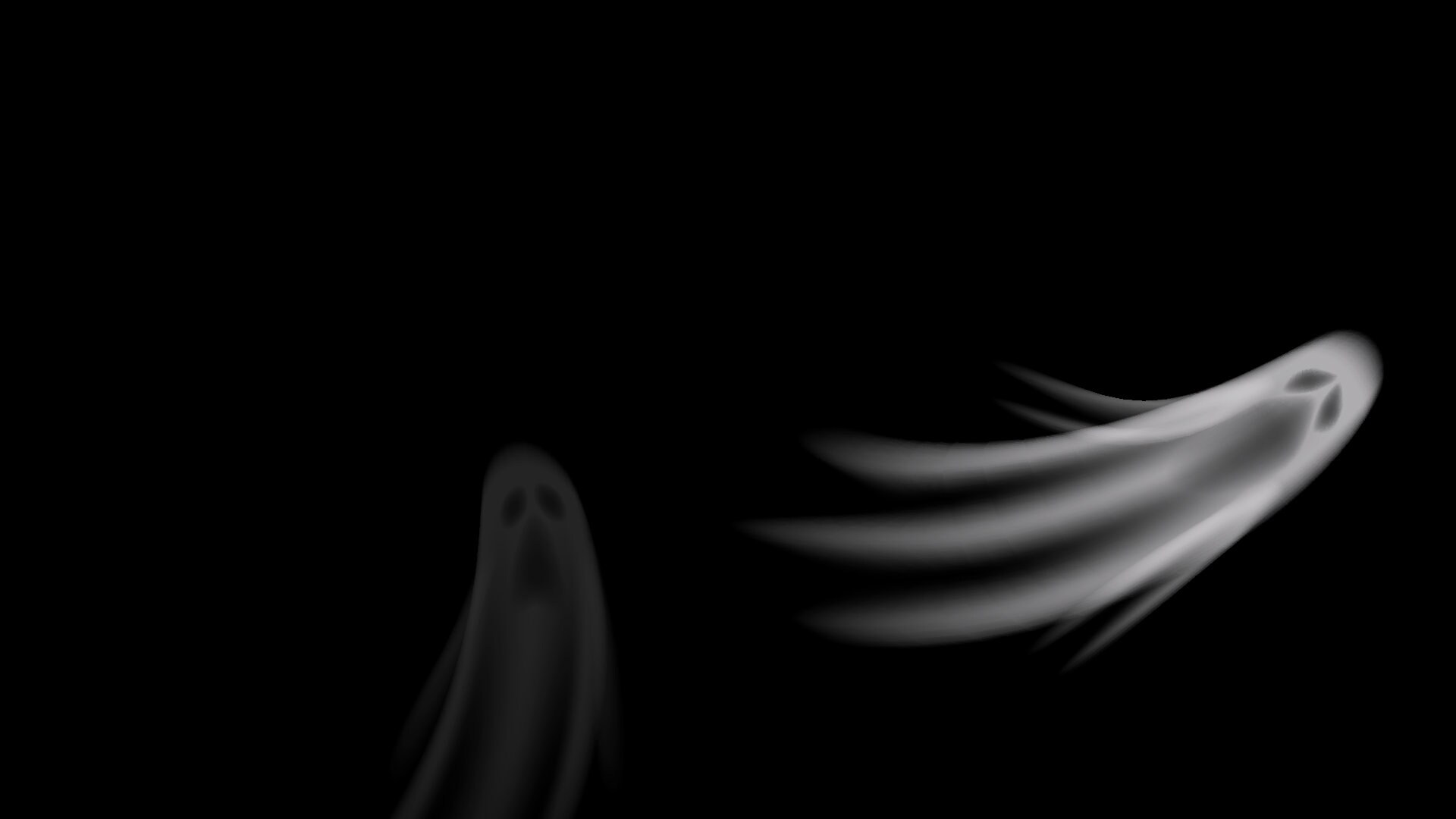 Ghosts Stream Alert Spooky Animated Halloween Overlay W/ Transparent ...
