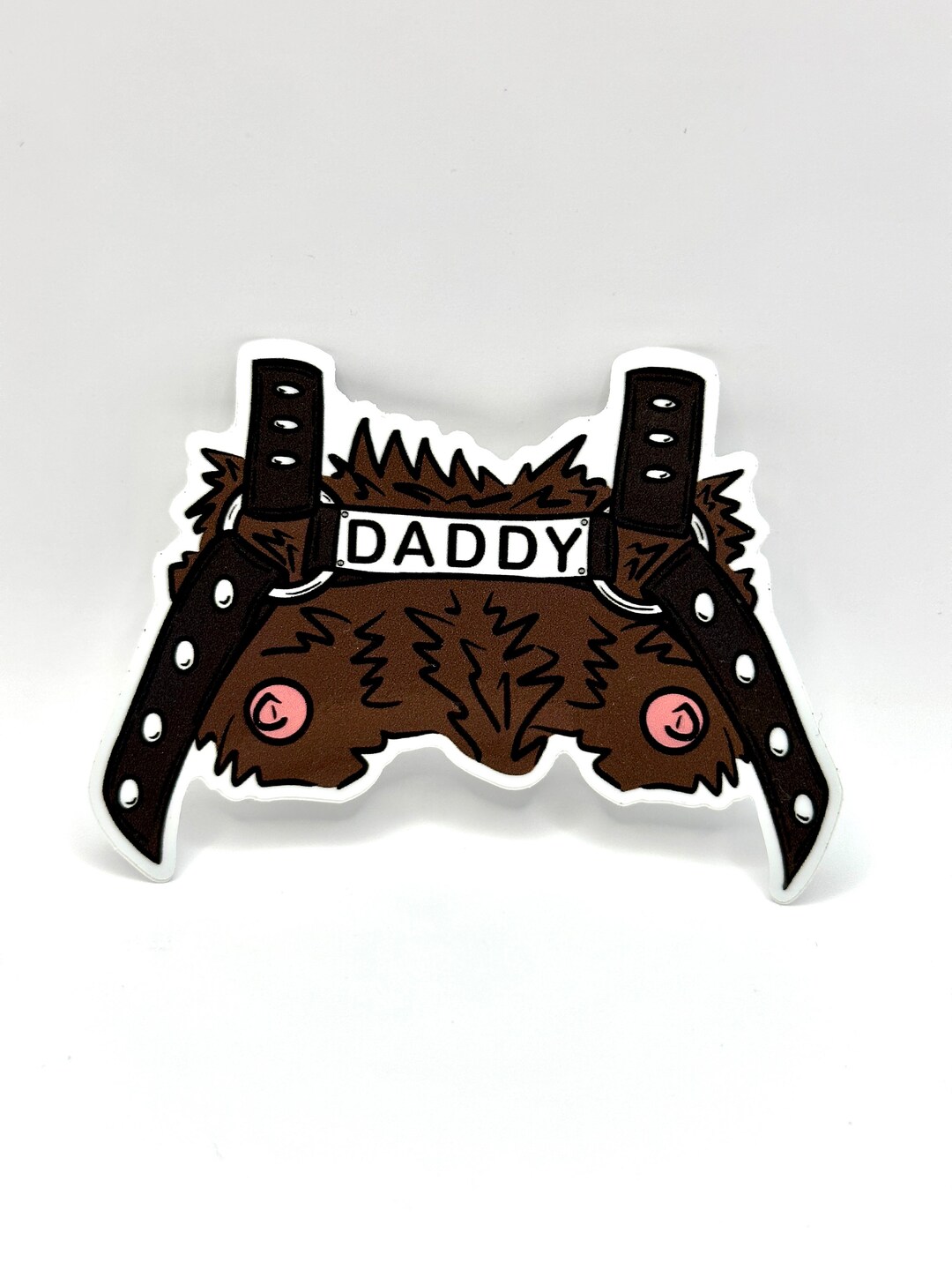 Daddy 3.5 Die Cut Vinyl Sticker Digital Illustration Original Art ...