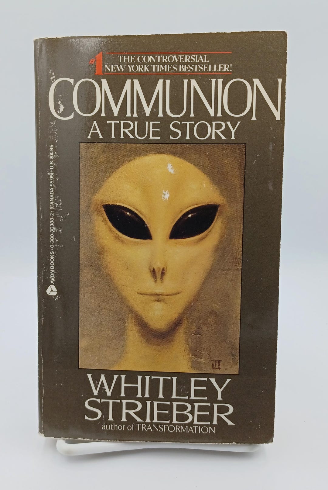 Communion (1988) Whitley Strieber, Vintage Nonfiction Paperback Book ...