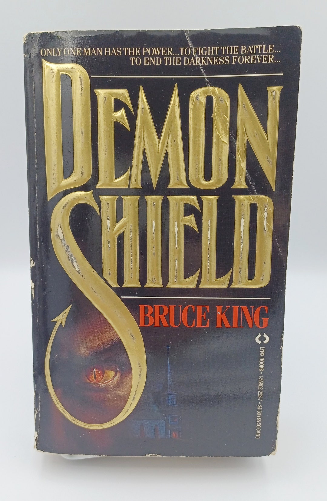 Demon Shield 1989 Bruce Alvin King, Vintage Horror Paperback - Etsy