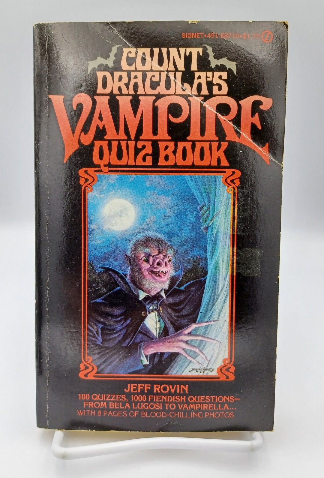 Count Dracula's Vampire Quiz Book (1979) Jeff Rovin, Vintage Nonfiction ...