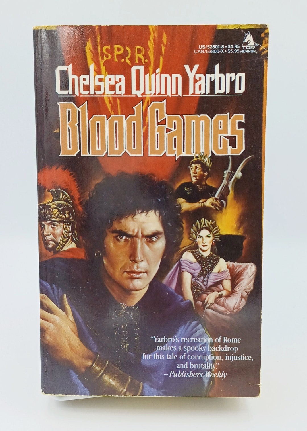 Blood Games (1989) Chelsea Quinn Yarbro, Vintage Horror Paperback - Etsy