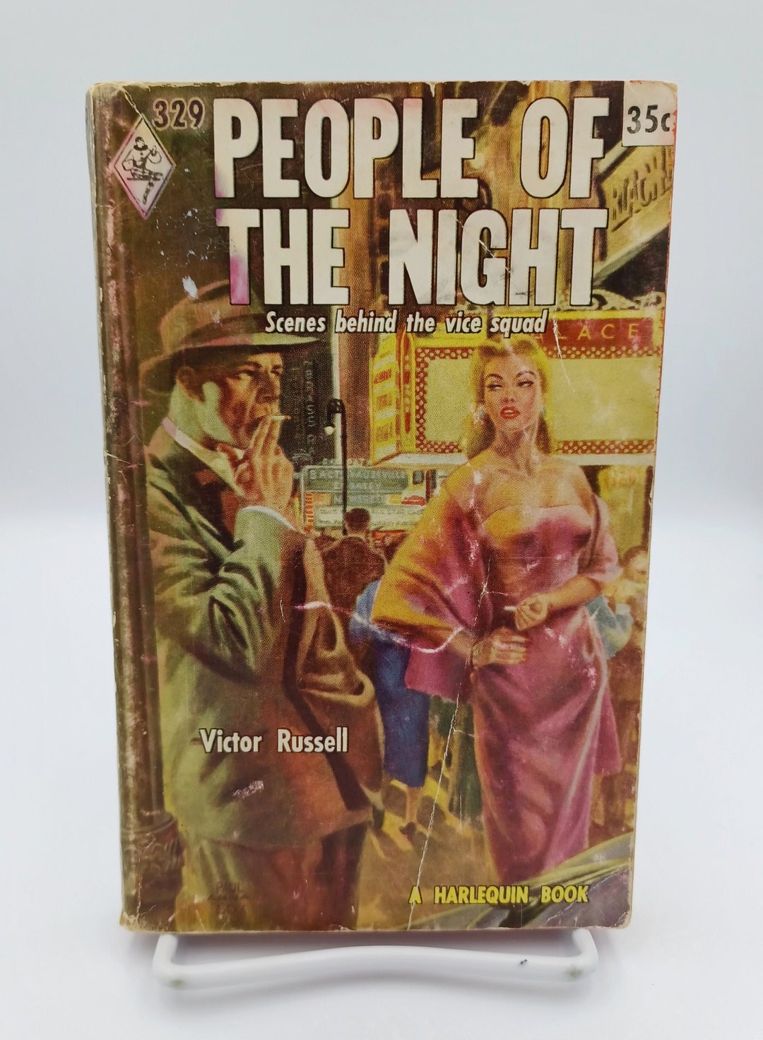 People of the Night (1955) Victor Russell, Vintage Pulp Fiction ...