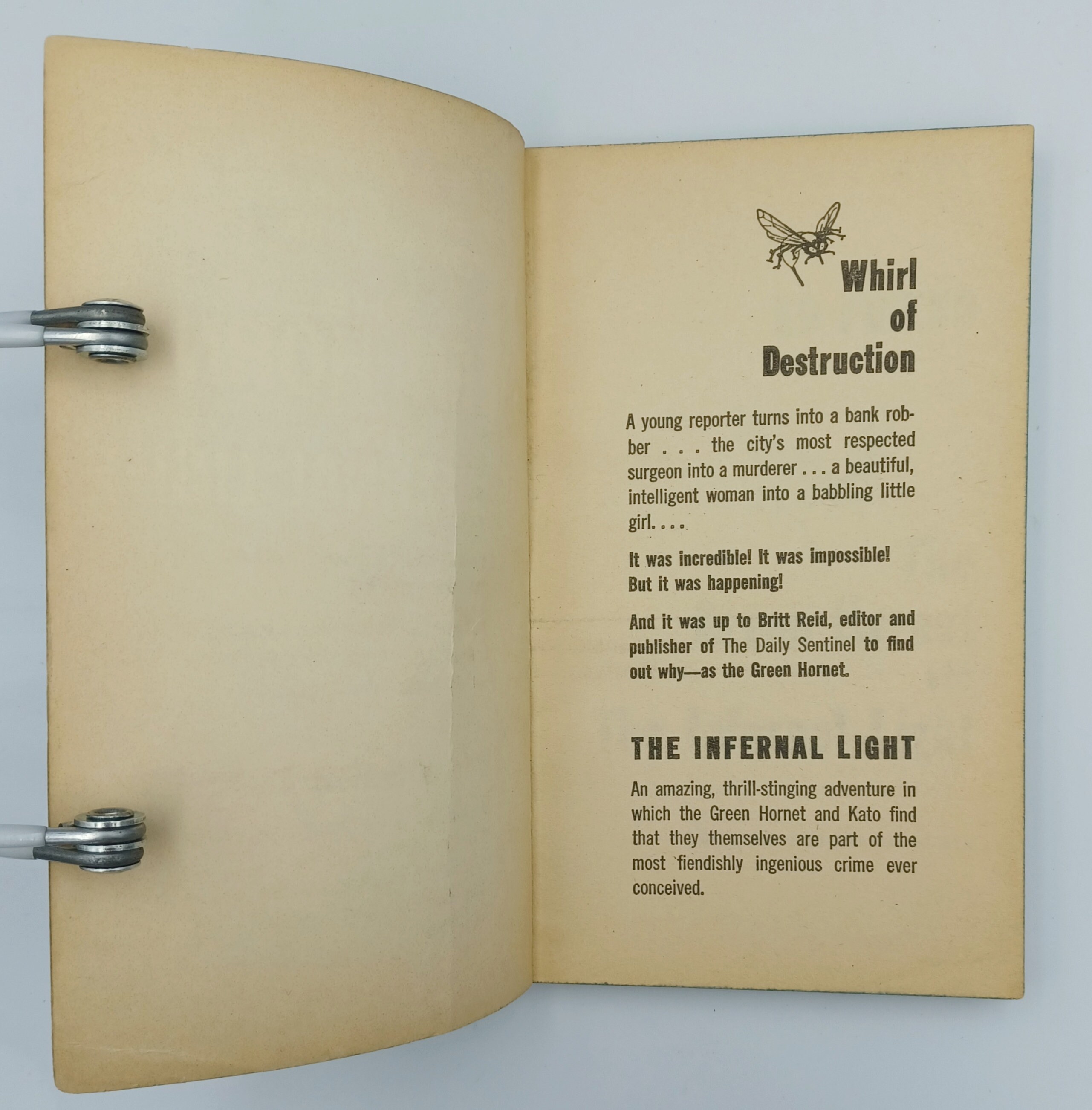 Green Hornet in the Infernal Light 1966 Ed Friend, Vintage TV Tie-in ...