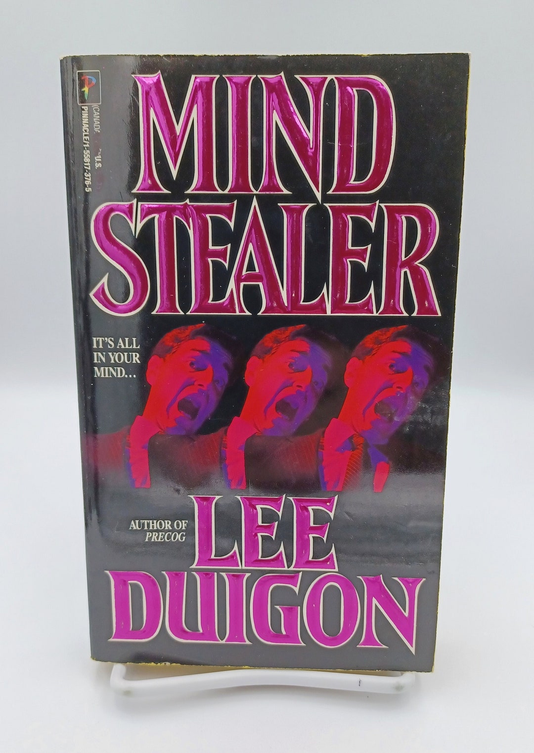 Mind Stealer (1990) Lee Duigon, Vintage Horror Paperback Fiction - Etsy