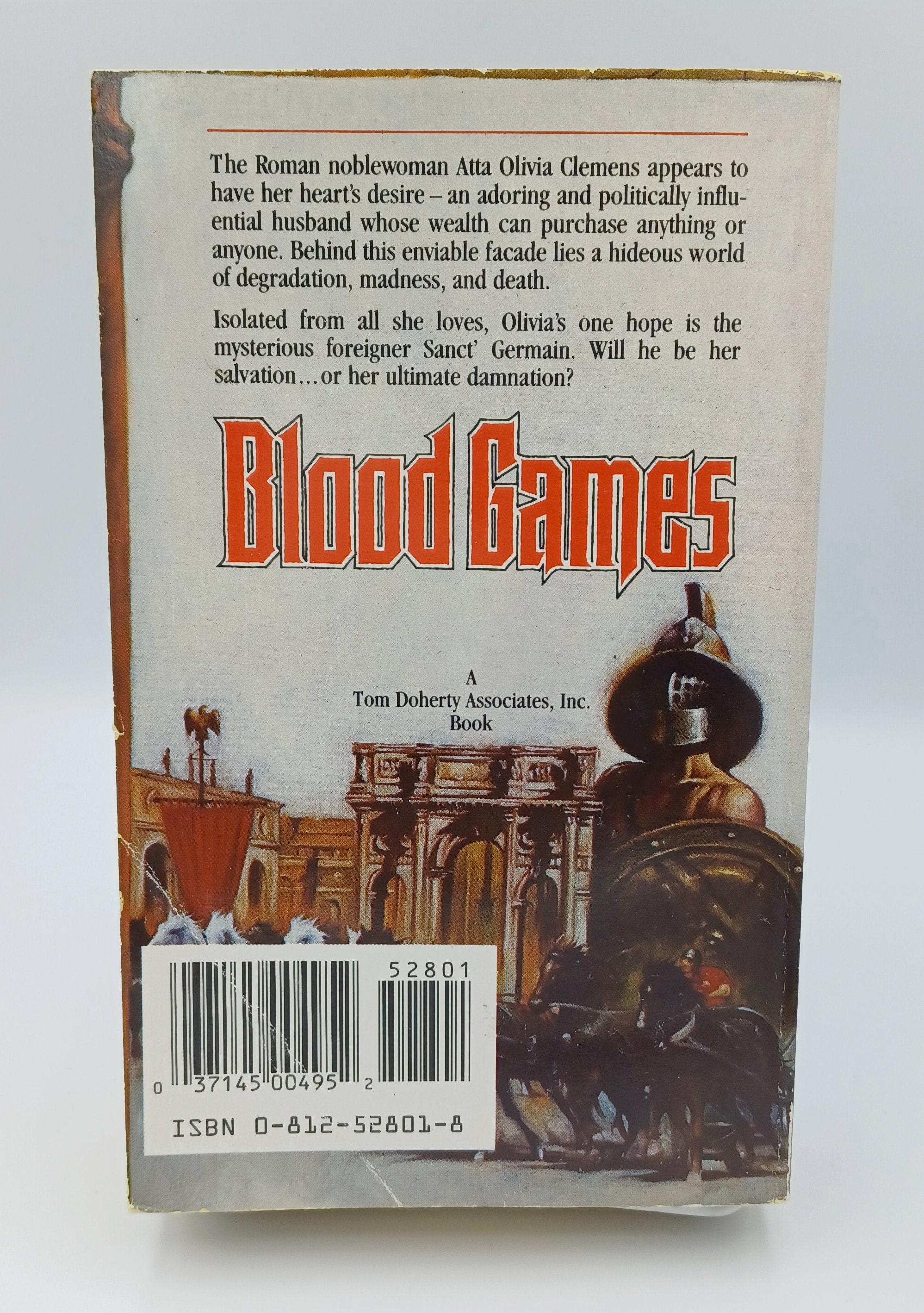 Blood Games (1989) Chelsea Quinn Yarbro, Vintage Horror Paperback - Etsy