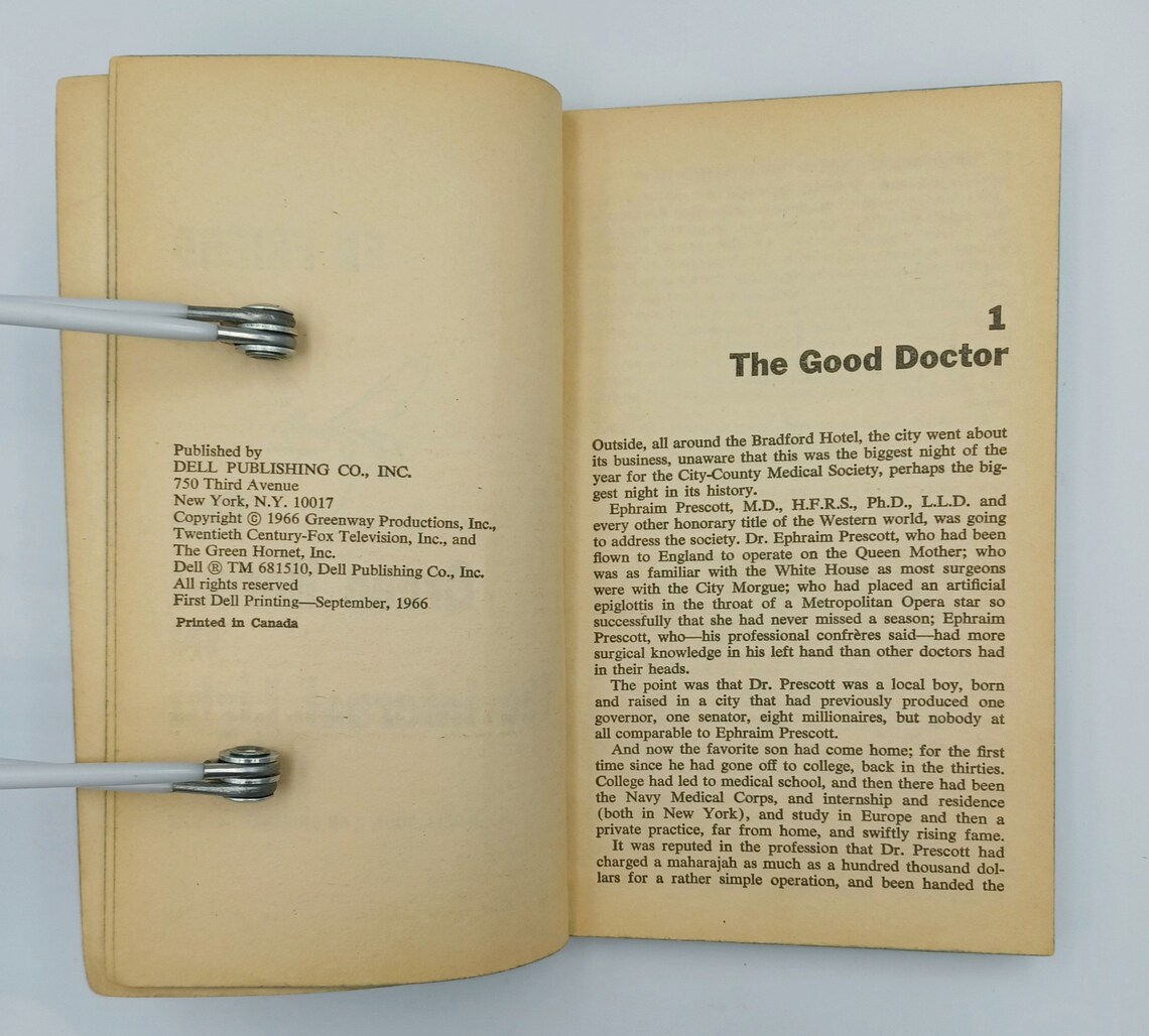 Green Hornet in the Infernal Light 1966 Ed Friend, Vintage TV Tie-in ...