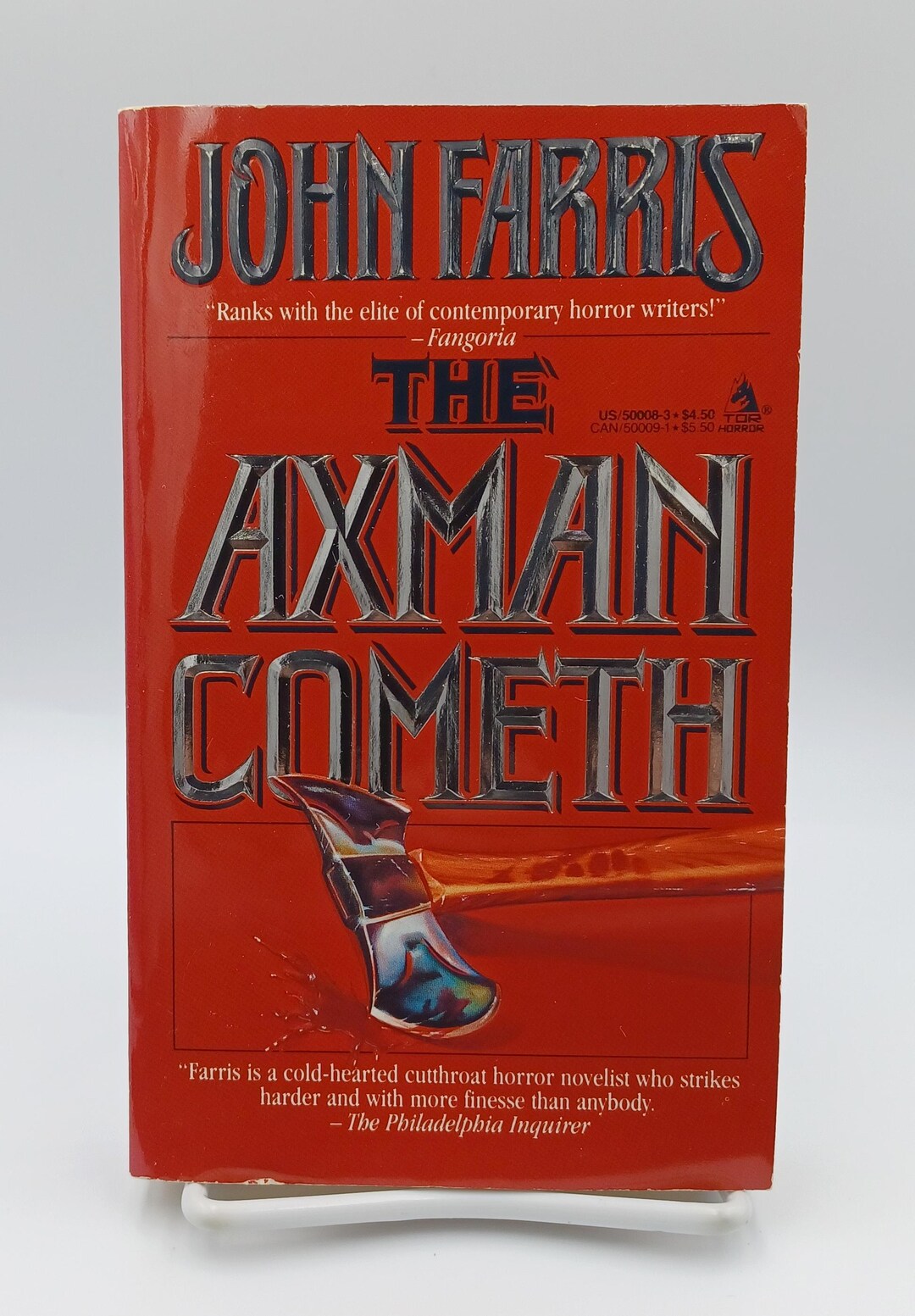The Axman Cometh (1989) John Farris, Vintage Fiction Paperback Book ...