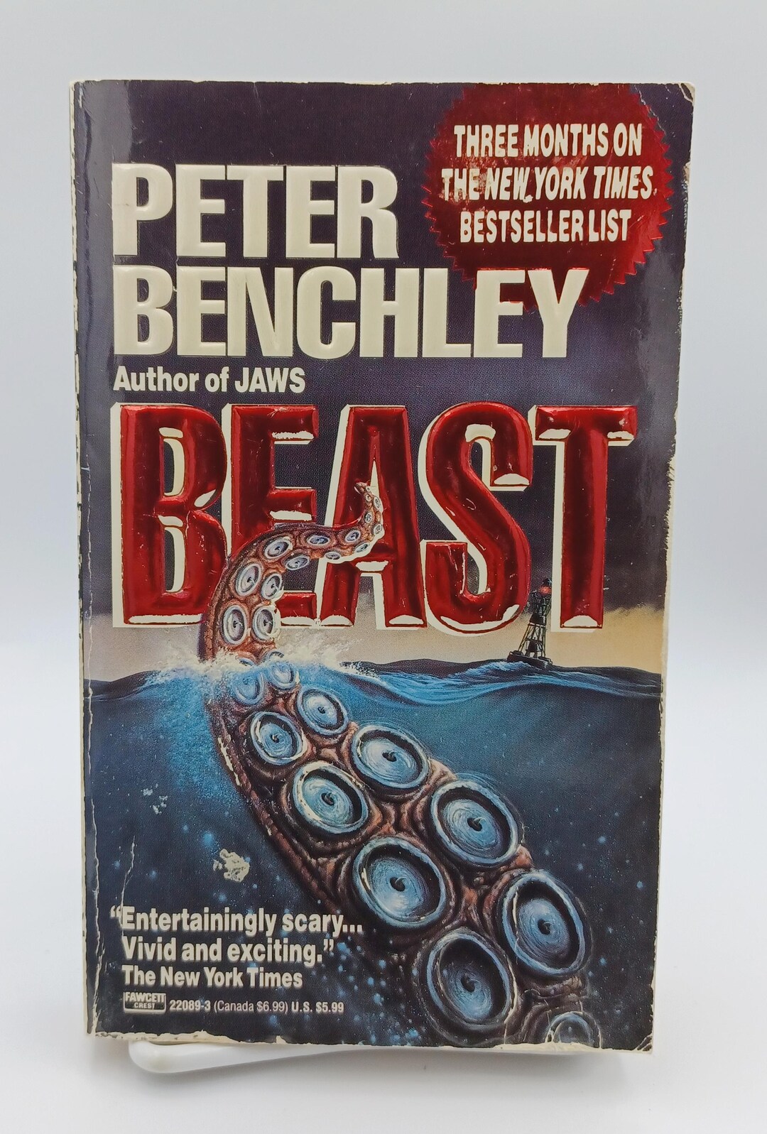 Beast (1992) Peter Benchley, Vintage Fiction Paperback Book, ISBN ...
