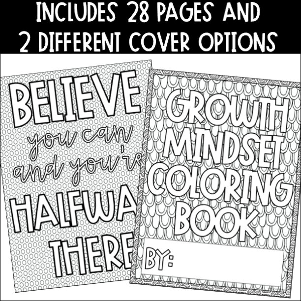 Growth Mindset Coloring Pages | Growth Mindset | Social Emotional ...