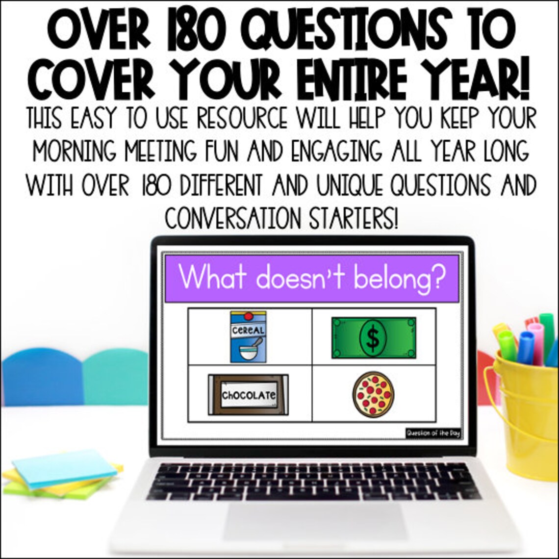 Yearlong Morning Meeting Digital Question of the Day | Community ...