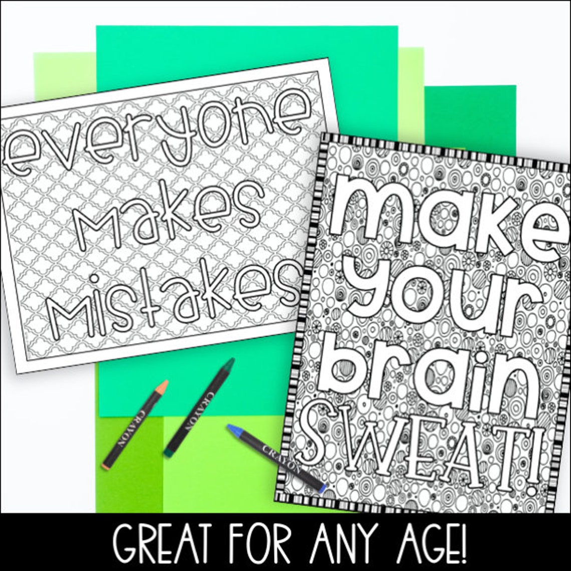 Growth Mindset Coloring Pages | Growth Mindset | Social Emotional ...