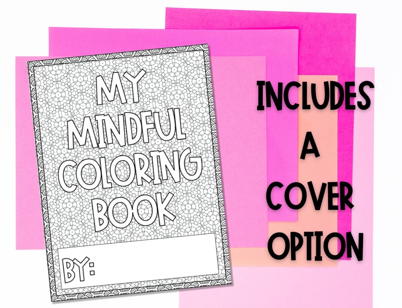 Mindful Coloring Pages Calming Coloring SEL Activity - Etsy