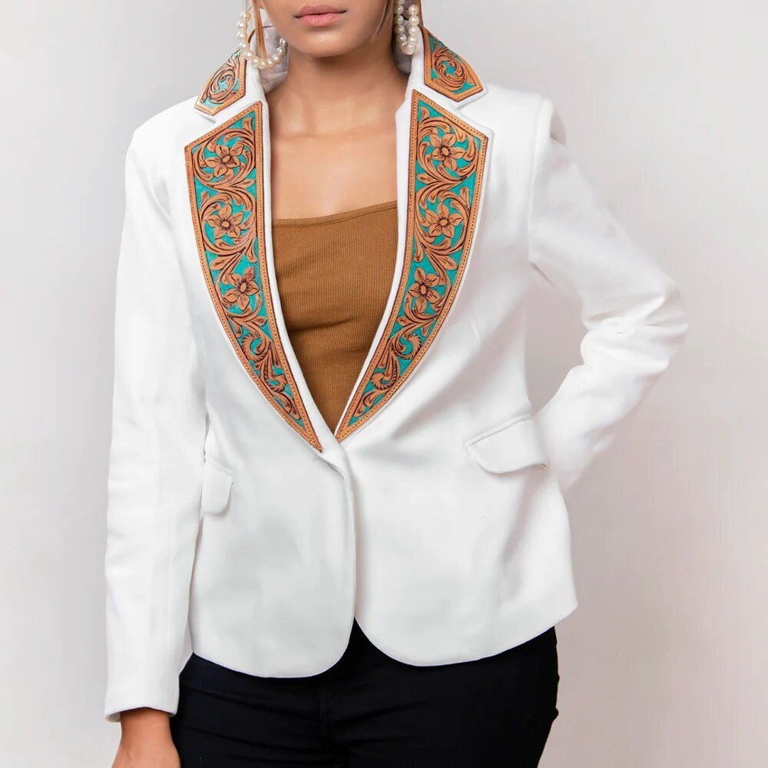 Western Leather Jacket, Western Sport Jacket, Womens Blazer Blazer ...