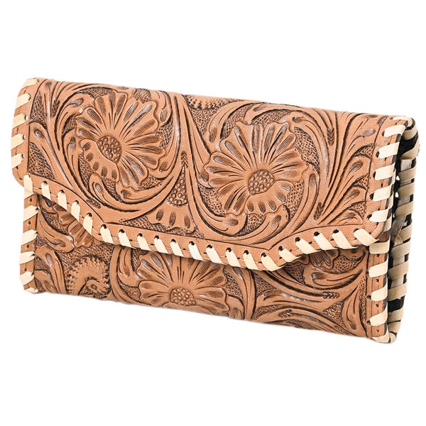 Hand Tooled Wallet - Etsy