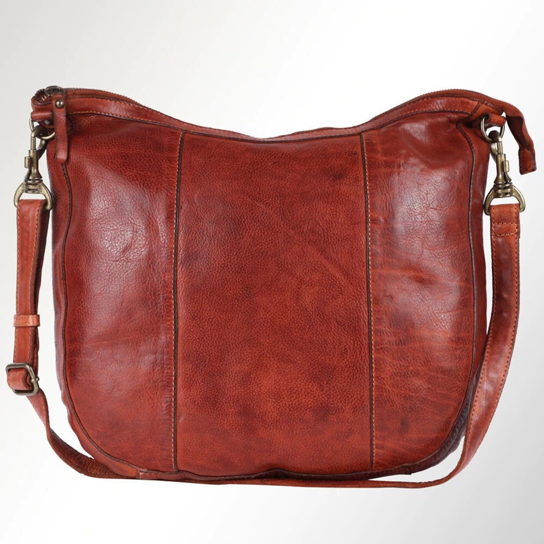 Genuine Leather Purse, Concealed Carry Purse, Cowhide Purse, Leather ...