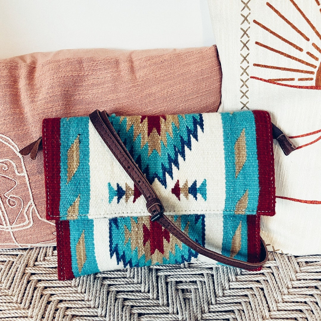 Western Purse Saddle Blanket Crossbody Hand Tooled Leather - Etsy