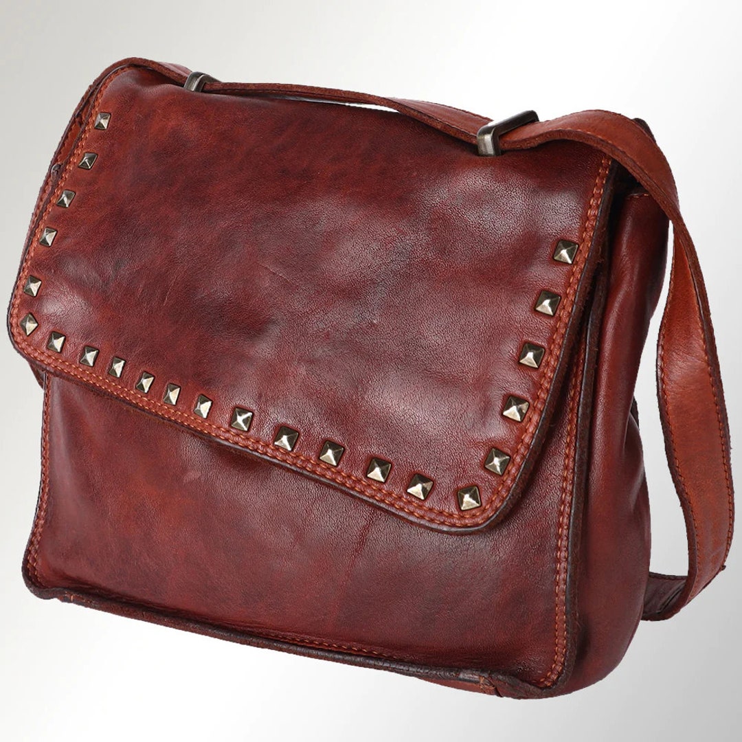 Genuine Leather Purse, Concealed Carry Purse, Cowhide Purse, Leather ...