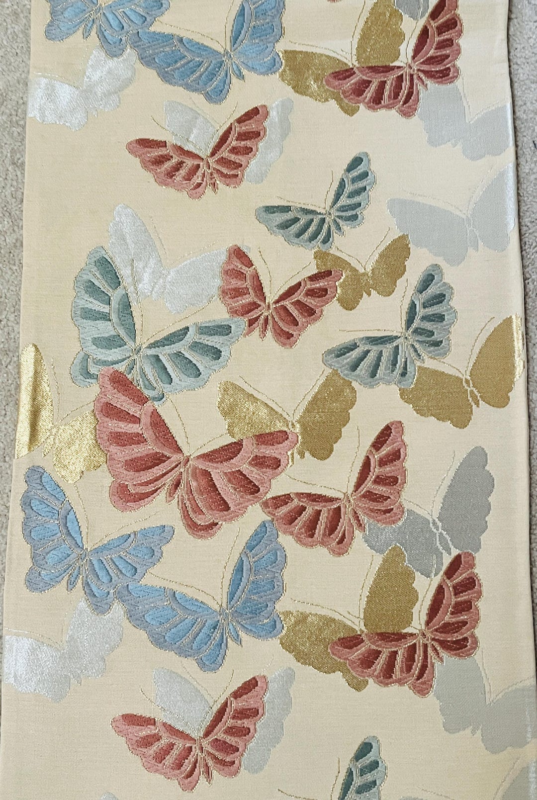 Obi Fabric, 116cm, Vintage Fabric, Japanese Obi Sash, Authentic Obi ...