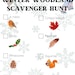 Winter Woodland Scavenger Hunt - Montessori | Woodland Treasure ...