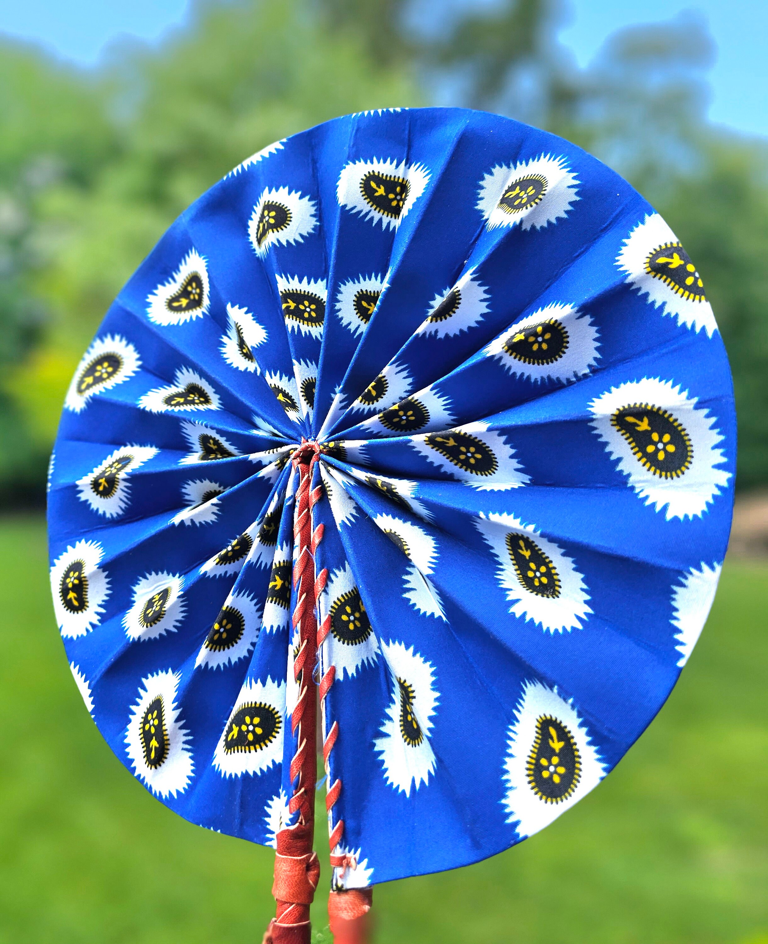 Ankara Folding Fan - Etsy