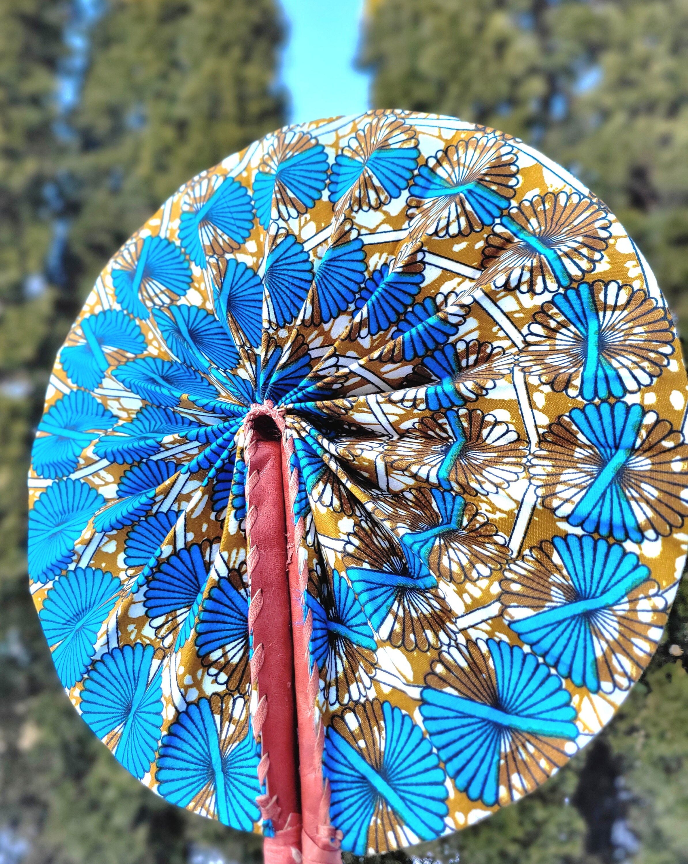 Handmade Ankara Folding Fan - Etsy