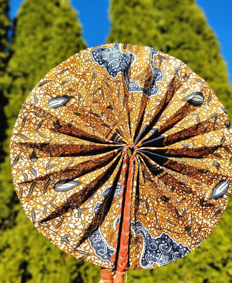 Handmade Ankara Folding Fan - Etsy