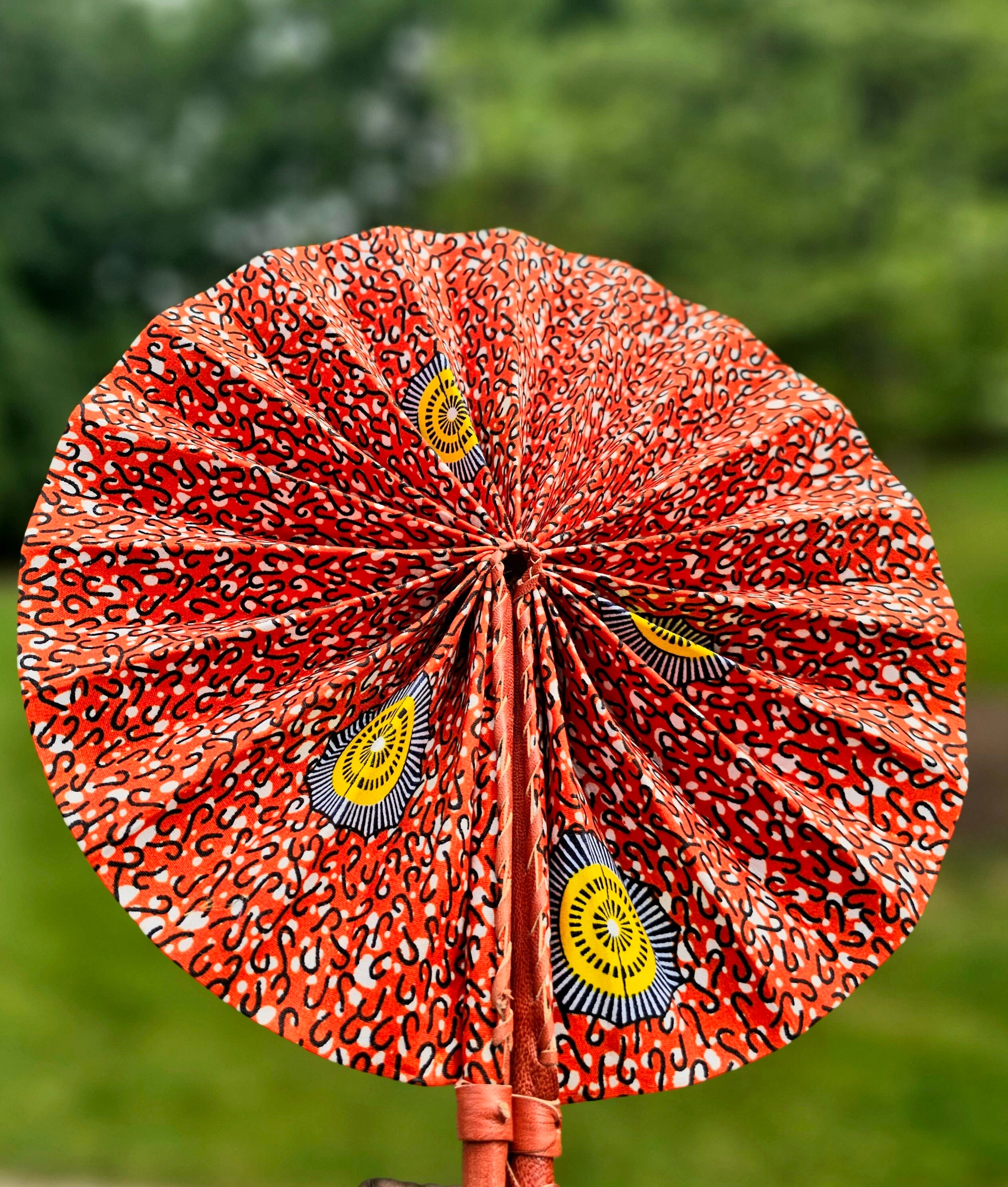 Handmade Ankara Folding Fan - Etsy
