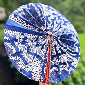 Handmade Ankara Folding Fan - Etsy