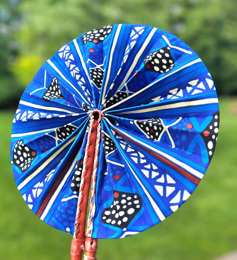 Handmade Ankara Folding Fan - Etsy