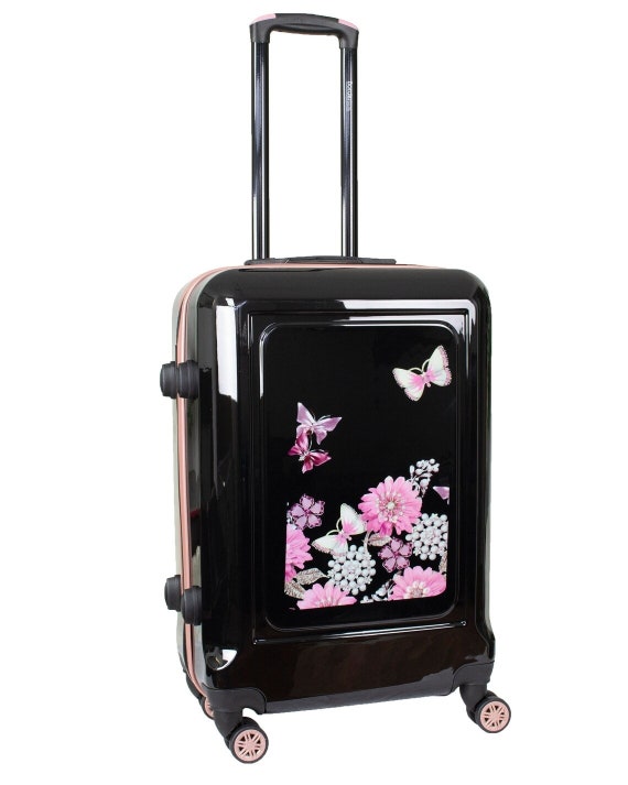 Hard Shell Medium Suitcase 4 Wheel Luggage Trolley Ca… - Gem