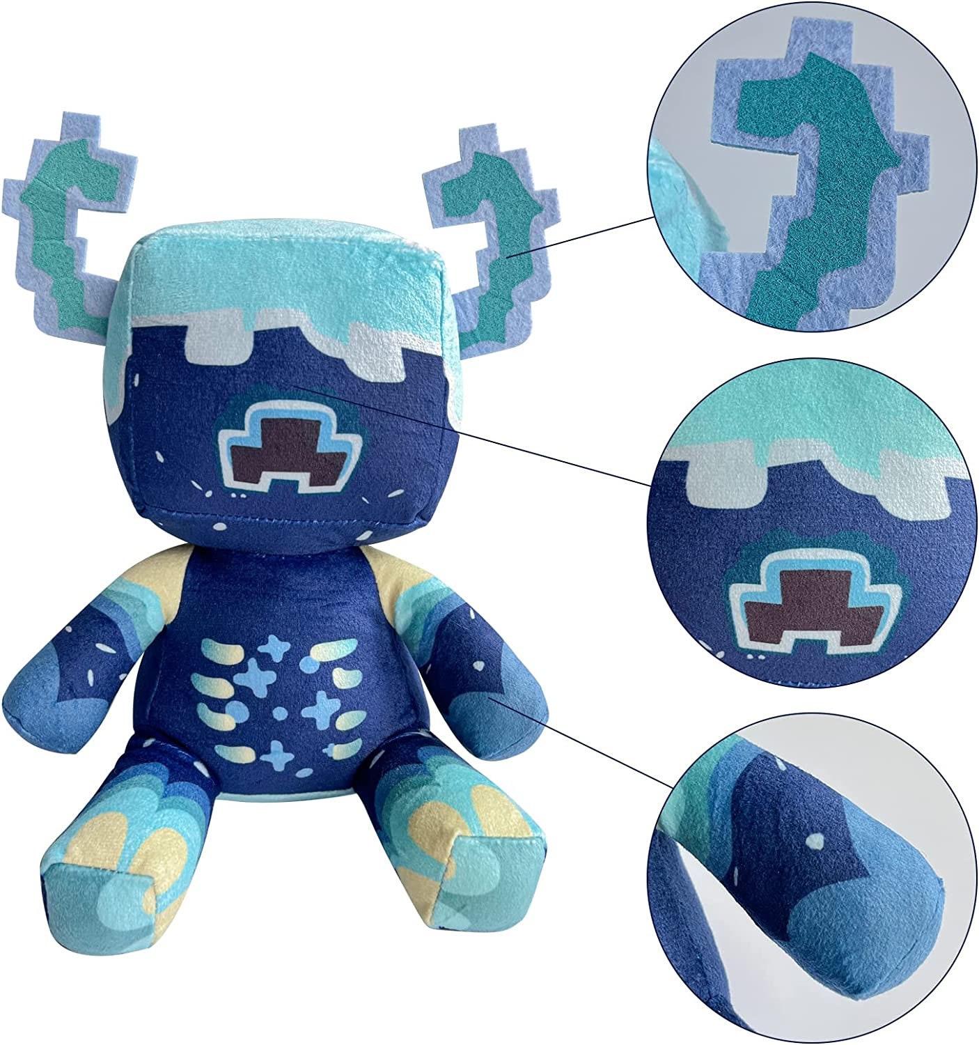 Minecraft Warden Collectible Plush Toy 10 - Etsy
