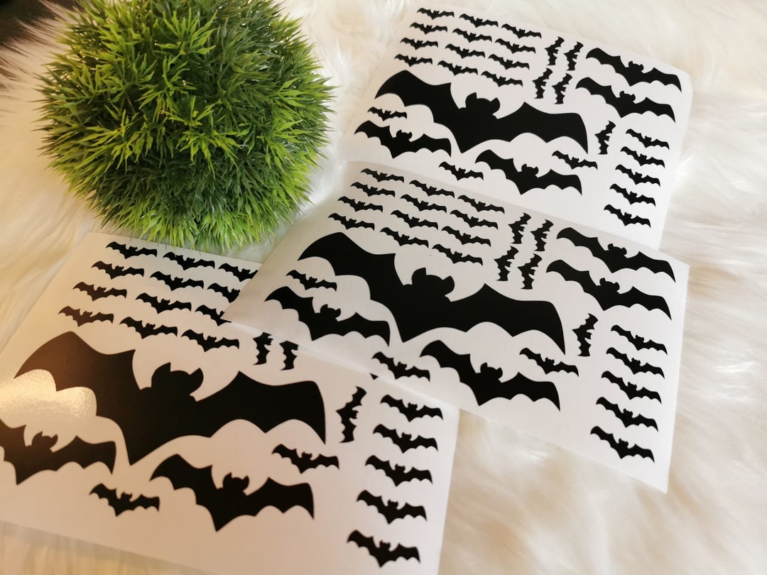 High-quality Bat Vinyl Stickers for Halloween Stickers in Different ...