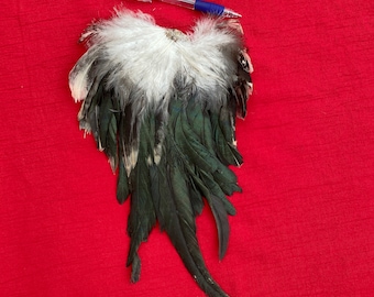 ONE Free Range Chicken Rooster Tails With Feathers for Crafts, Fly ...